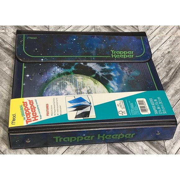 Mead | Office | Mead Trapper Keeper Binder Folder Portfolio Cosmic ...